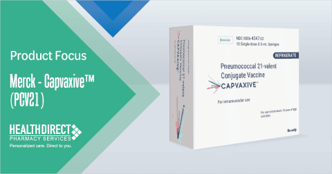 PF: Pneumococcal 21-valent Conjugate (Capvaxive™) Vaccine - HDRX